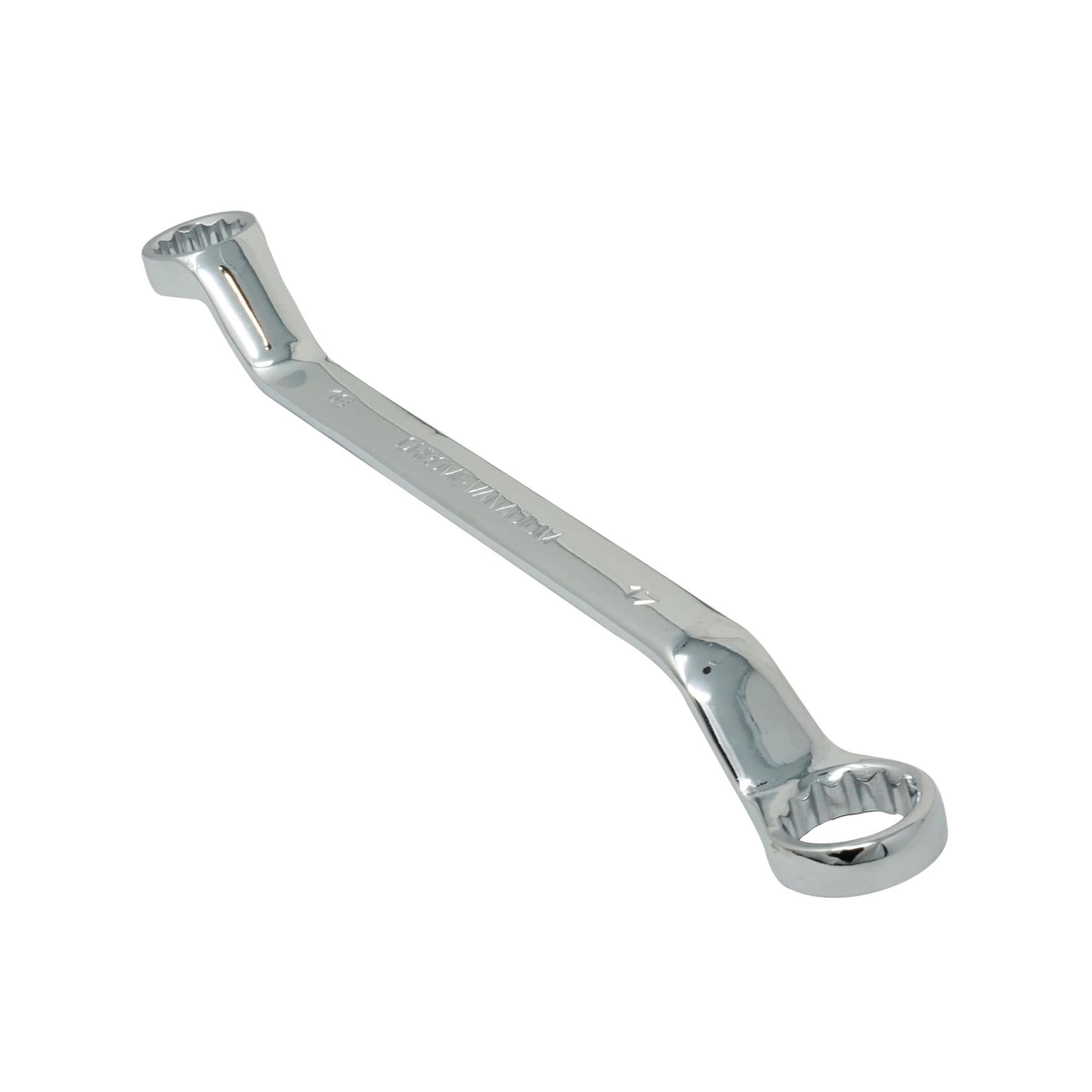 16mm 17mm Deep Offset Bi-Hex Swan Neck Spanner Wrench - Skill DIY