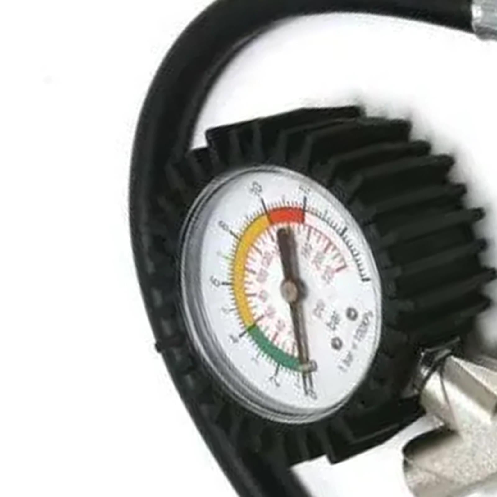 Compressor Air Tyre Inflator Gun Gauge Meter Garage Tool 220PSI 16Bar ...