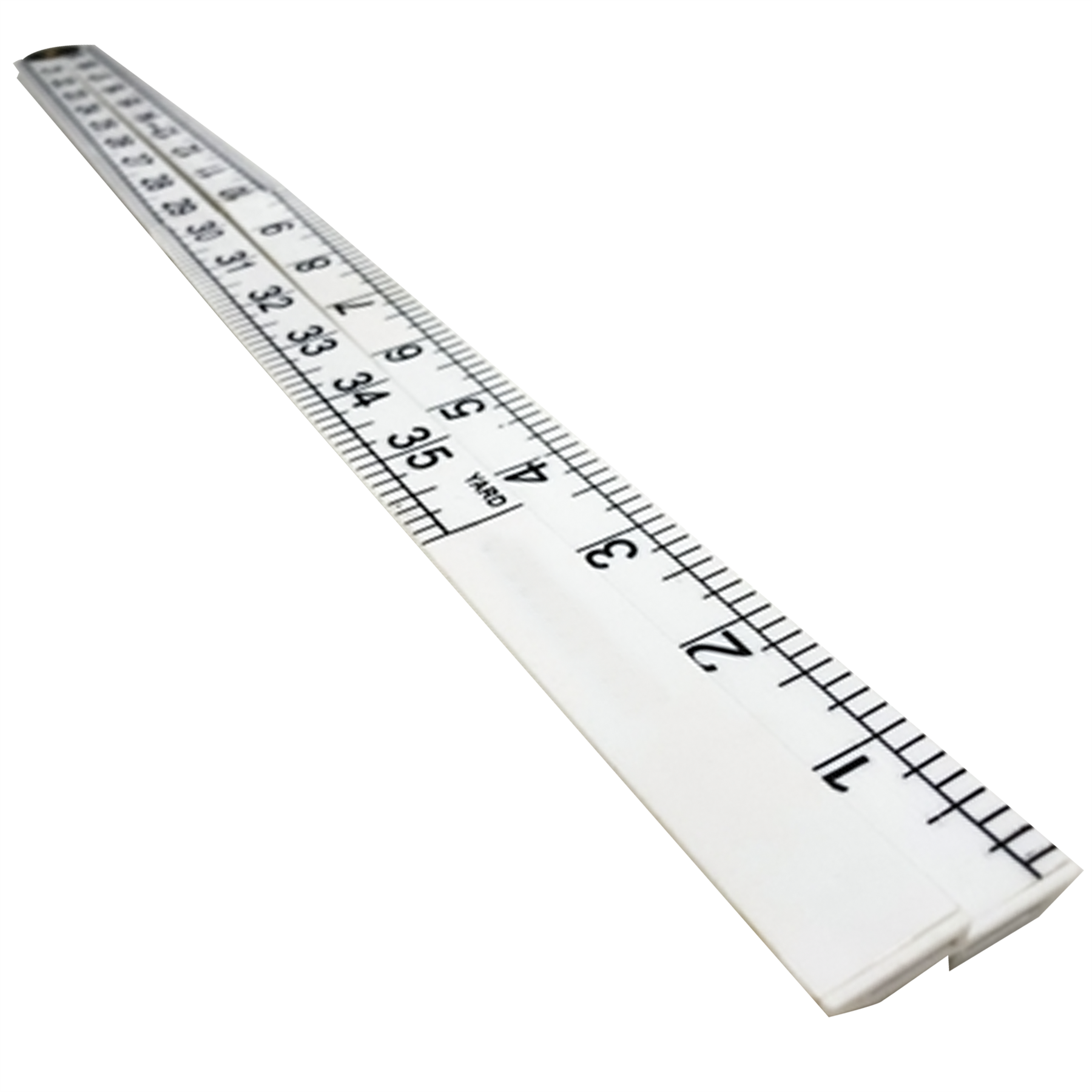 1m Yard Stick Folding Ruler Plastic Rule Mesaure Metre 3ft Yellow 1000 ...