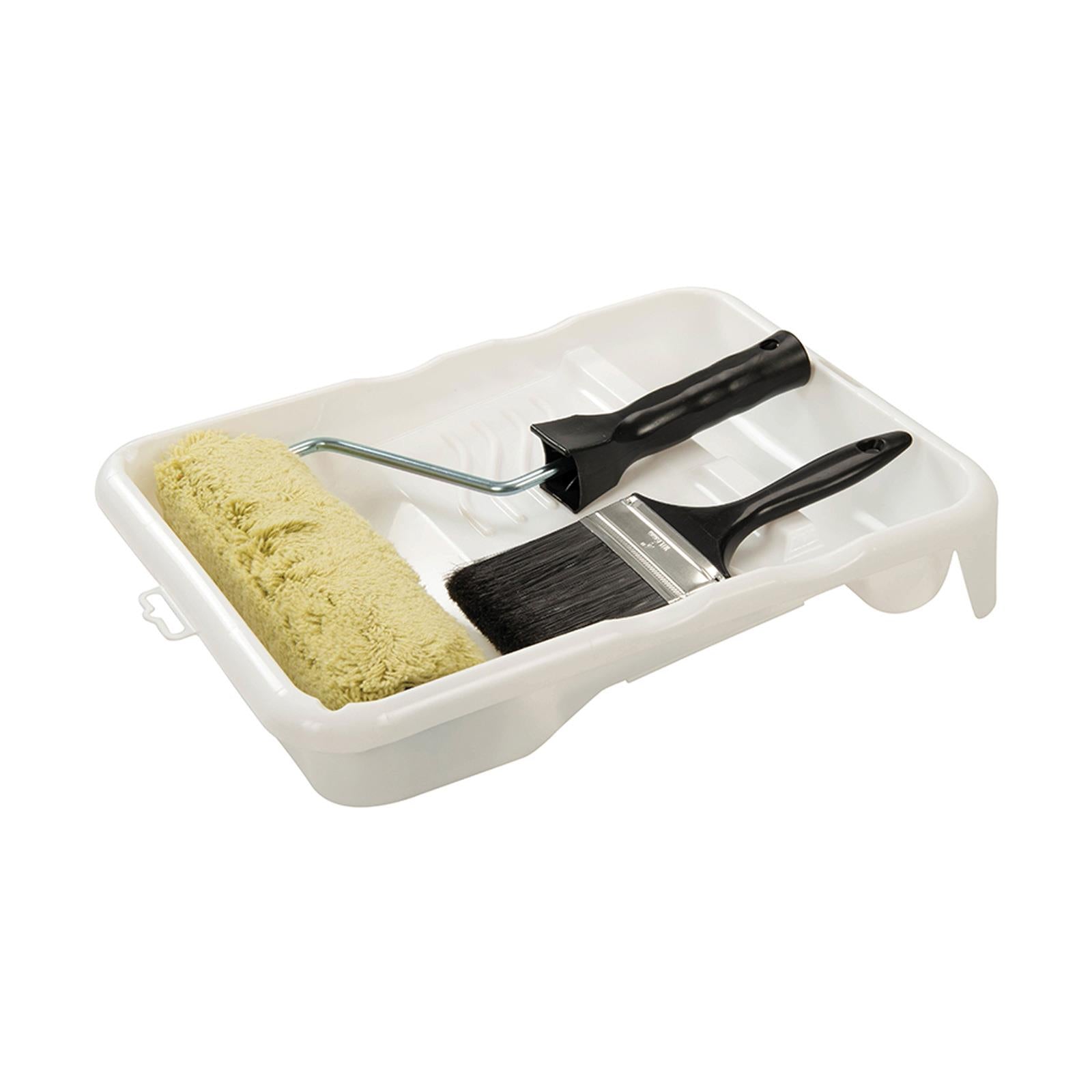 Masonry Roller Set 3Pc Extra Long Pile Acrylic Roller With Woven Fabri ...