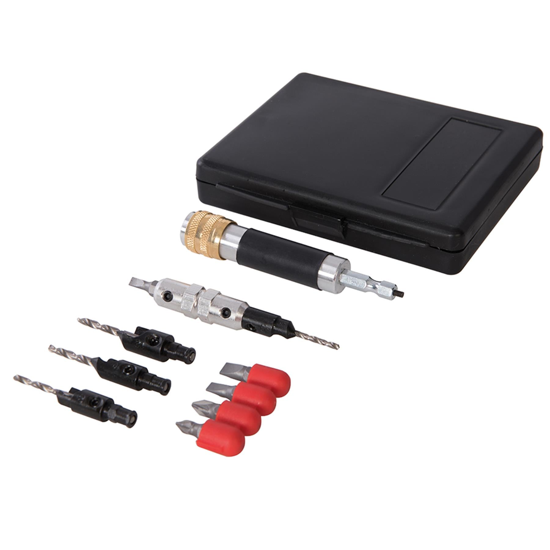 11Pce Quick-Flip Driver Set Large Drill Flips Over For Screwdriver Fun ...