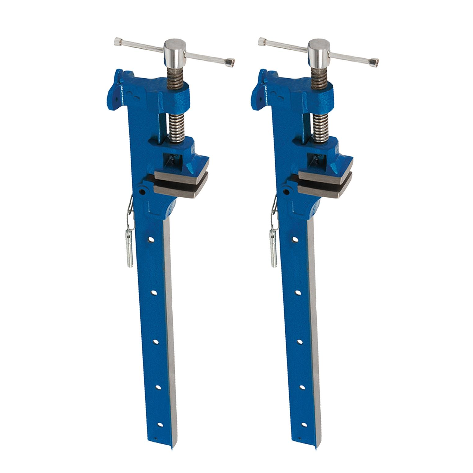2 X 600mm T-Bar Sash Woodwork Clamps & Cramps Bench 24 Inch Tool DIY H ...