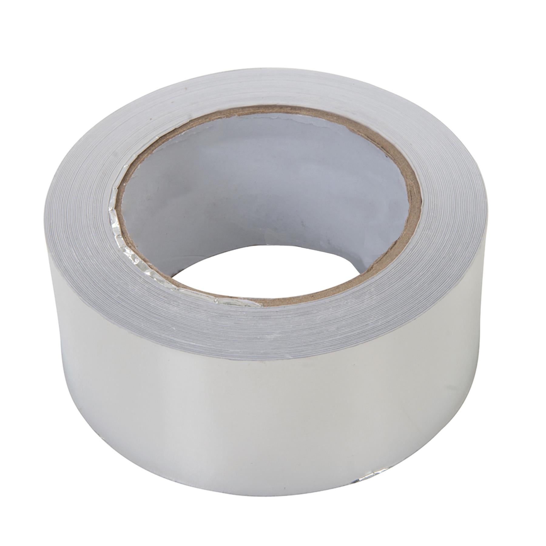 Aluminium Foil Tape Self Adhesive 50mm X 45M to Insulation Duct Tape - Skill DIY