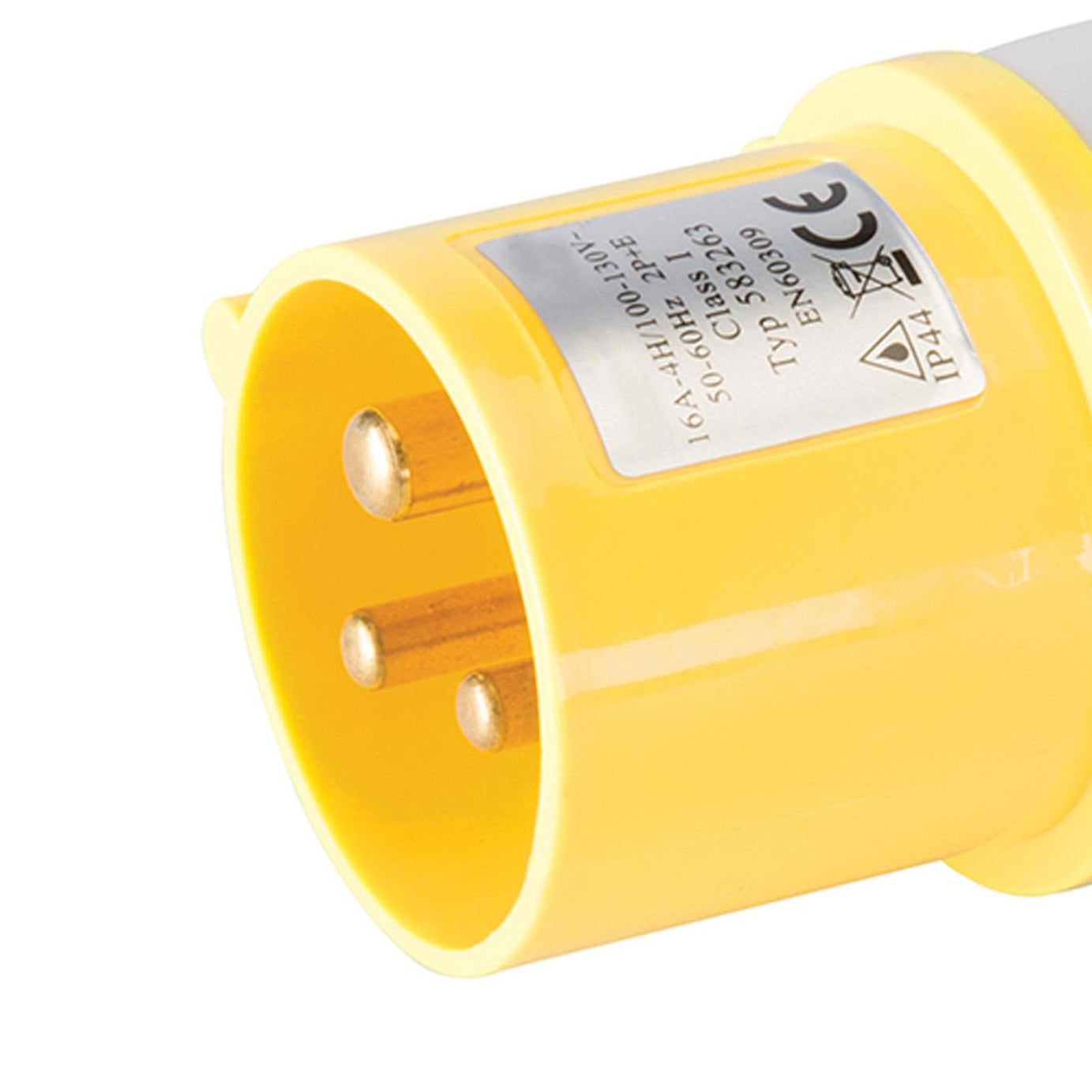 16A Industrial Male Electrical Plug Socket 110V 16 Amp For Site & Indu ...